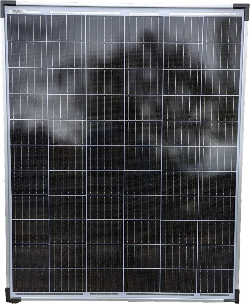 100Wp solcelle PV-100-MBB-S, 12-24V – bred model
